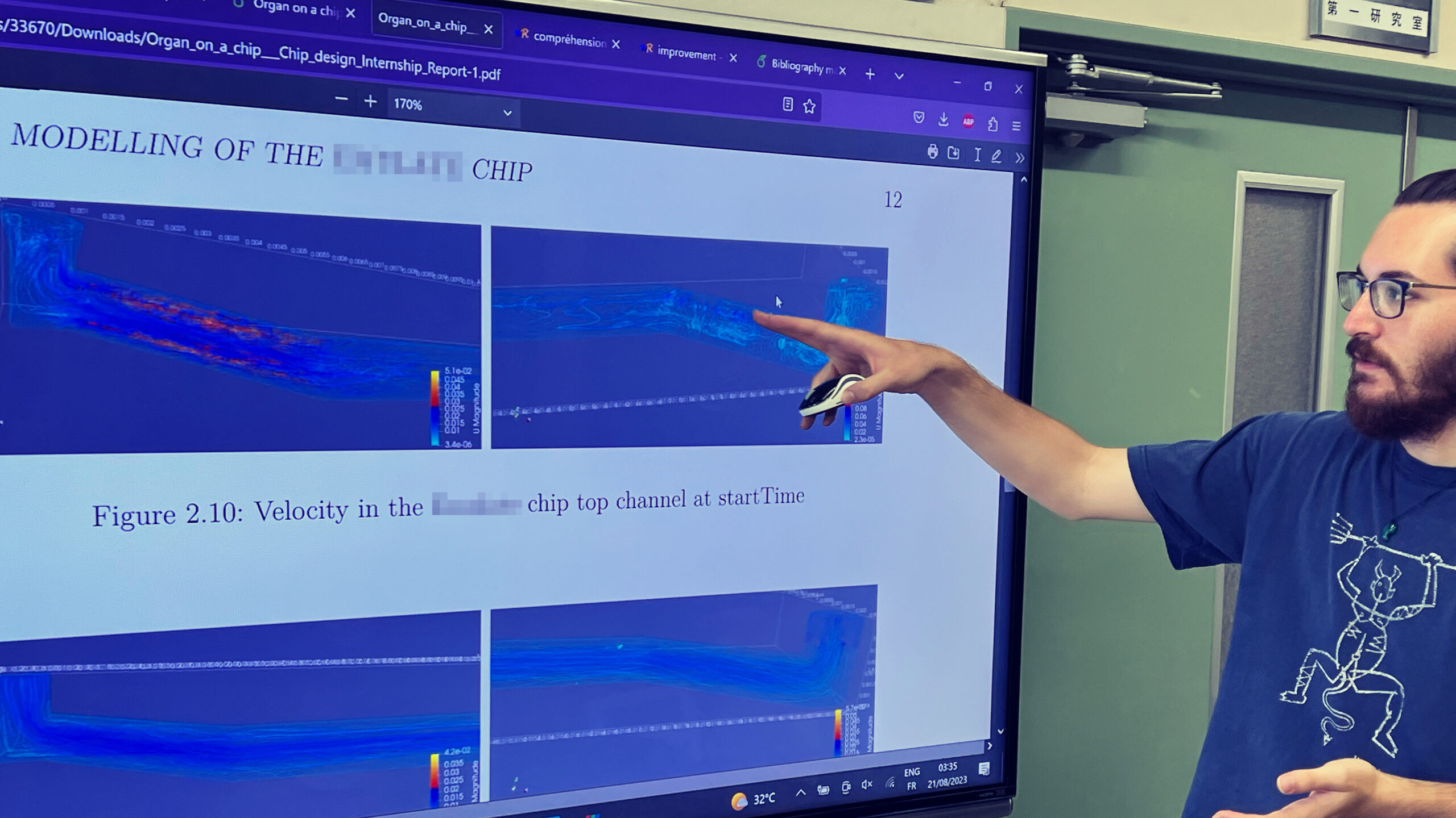 French student runs fluid dynamics project for organ chips - Ken Takahashi
